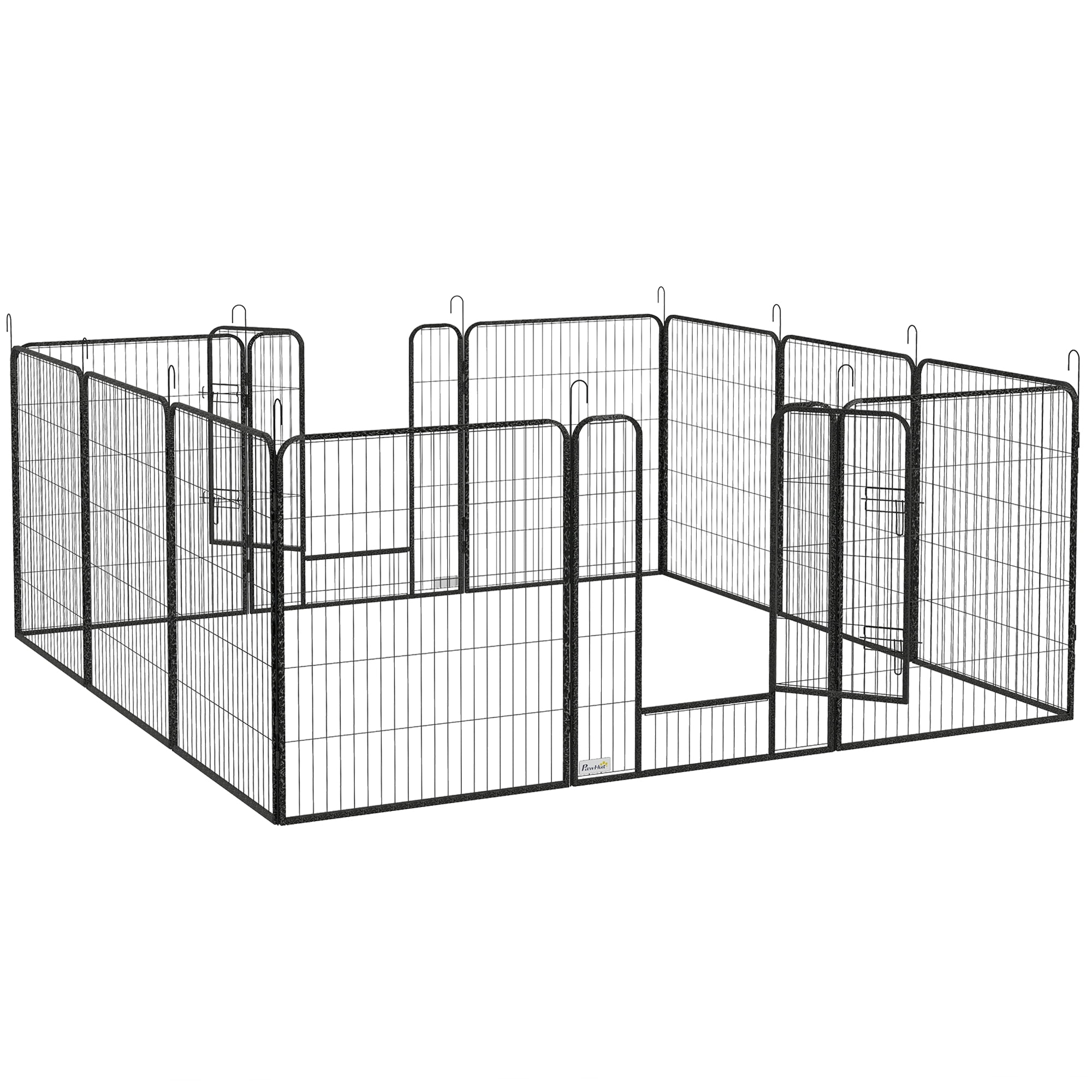 Click here for Pawhut Dog Pen With Gate  12 Panels Puppy Playpen... prices