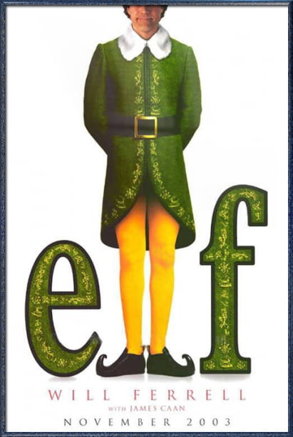Elf - Framed Movie Poster / Print (Will Ferrell - Teaser Style) (Size ...