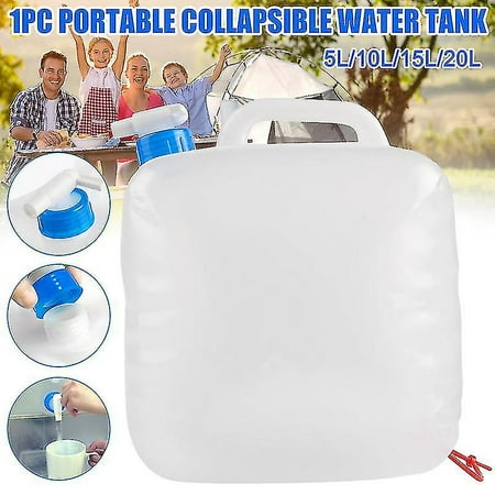 Collapsible Water Container Camping Water Storage Cubes Jug With Spigot ...