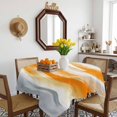 Abstract Orange Texture Pattern Table Cloth 54x54in, Waterproof Square ...