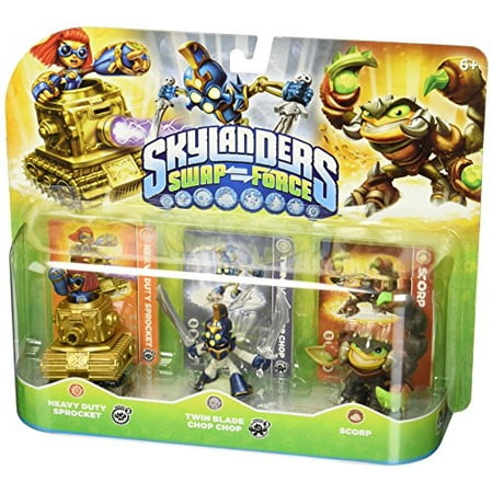 Skylanders SWAP Force Triple Character Pack: Scorp, Twin Blade Chop ...