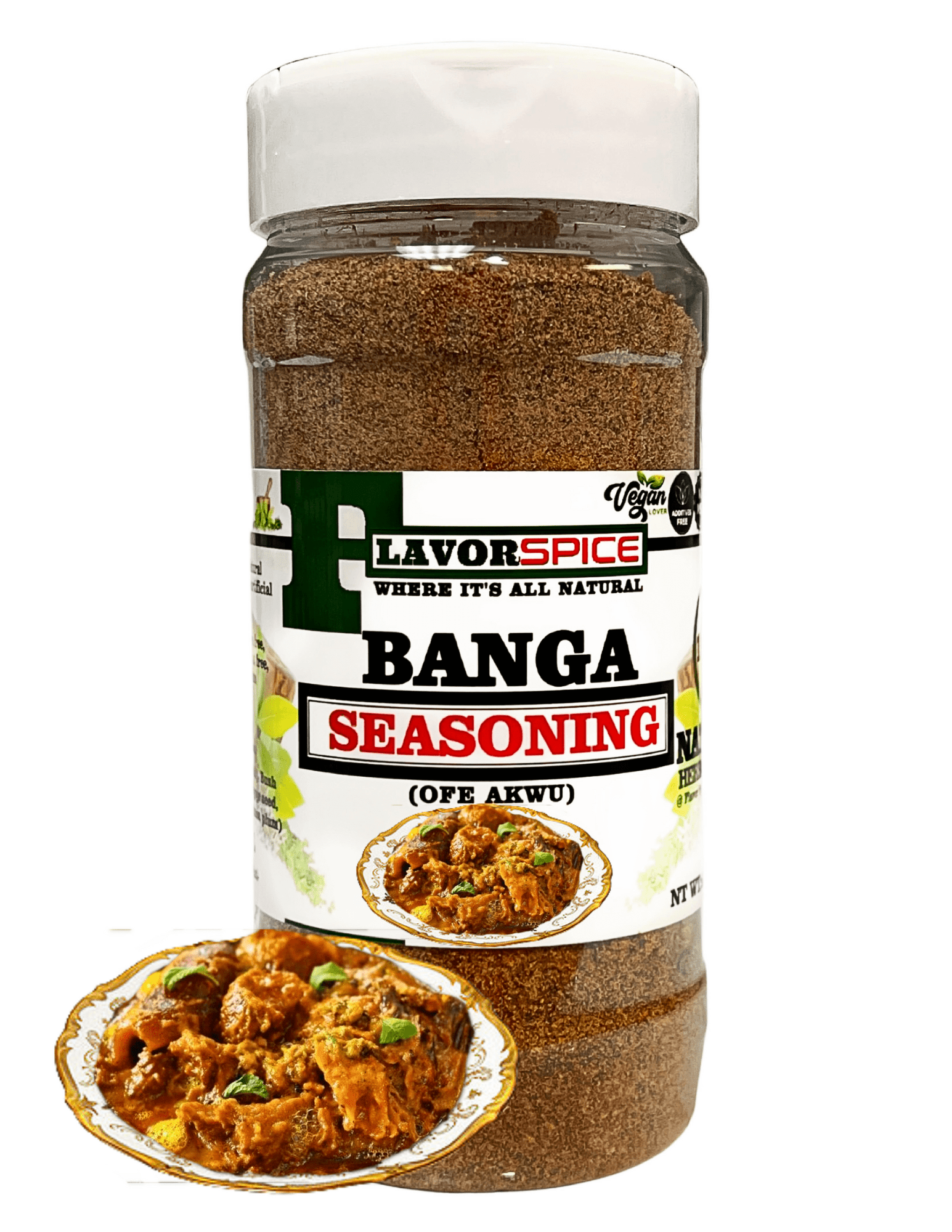 Banga Soup Seasoning 3.9oz, blend of exotic African traditional natural ...