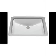 American Standard Boulevard Undermount Bathroom Vessel Sink in White ...