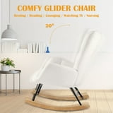 TrumanPick Nursery Rocking Chair Upholstered Accent Chairs Teddy Glider ...