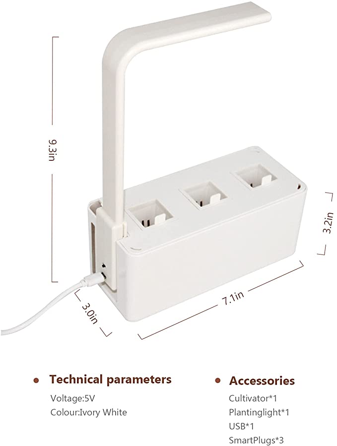 Buy COLMO Indoor Herb Garden Kit with LED Spectrum Hydroponics Growing ...