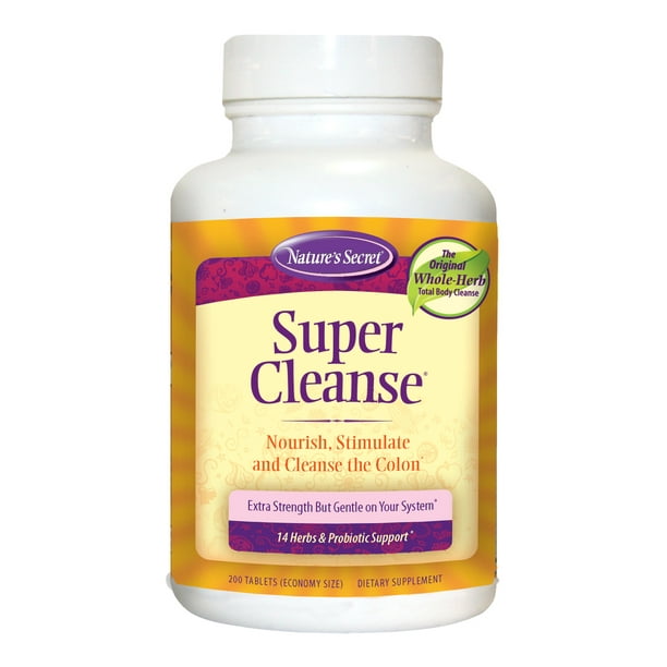 Nature's Secret Super Cleanse Capsules, 200 Ct - Walmart.com