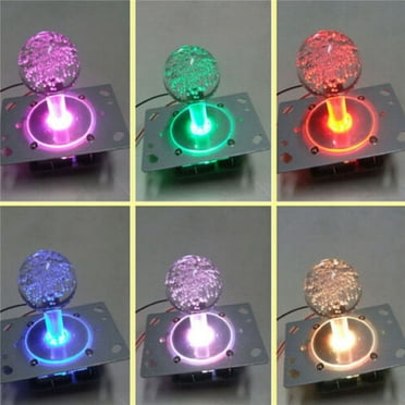 US Arcade LED Illuminated Joystick Colorful Switchable from 4 to 8 way ...