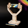 Triangular Lenses with Wooden Holder Stand Optics Experiments Apparatus ...