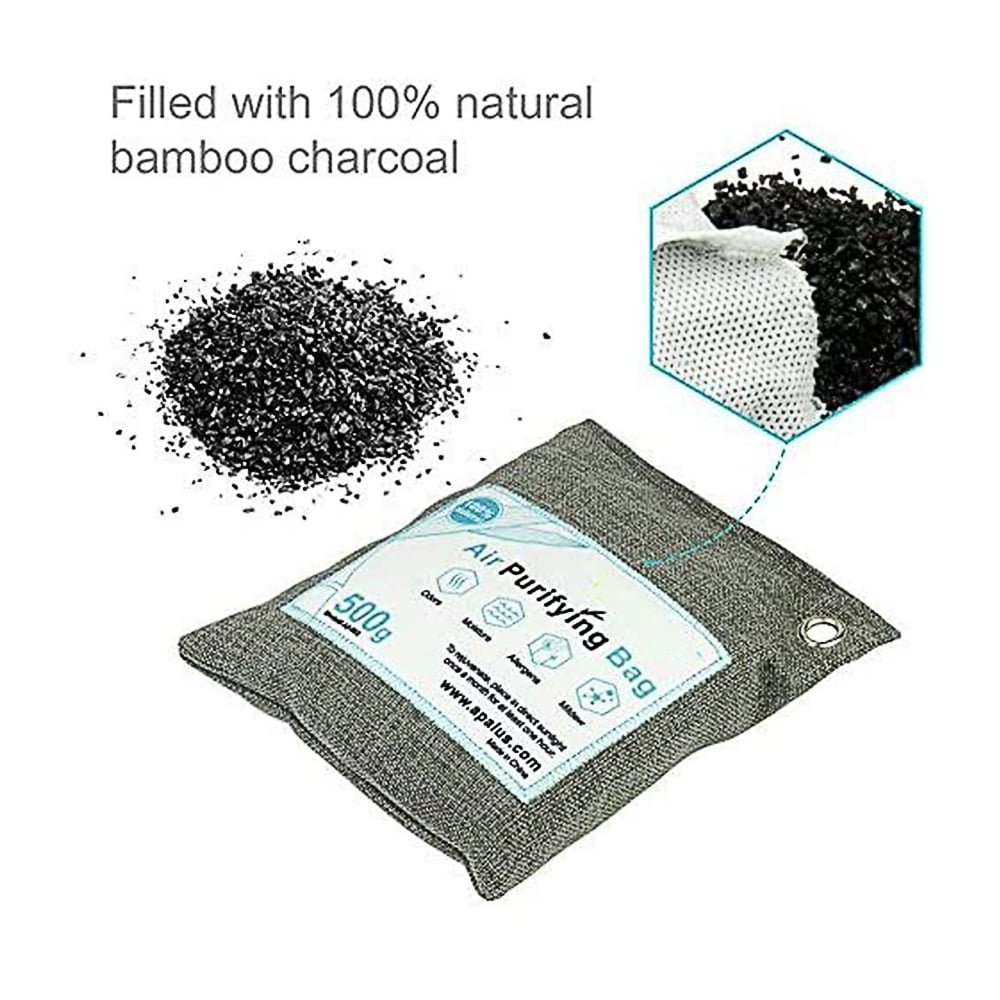 Nature Fresh Air Purifier Bags Activated Bamboo Charcoal Air Purifying Bag Odor Eliminators for Home Activated Charcoal Odor Absorber Odor Eliminator Closet Deodorizer Car Air Freshener Walmart