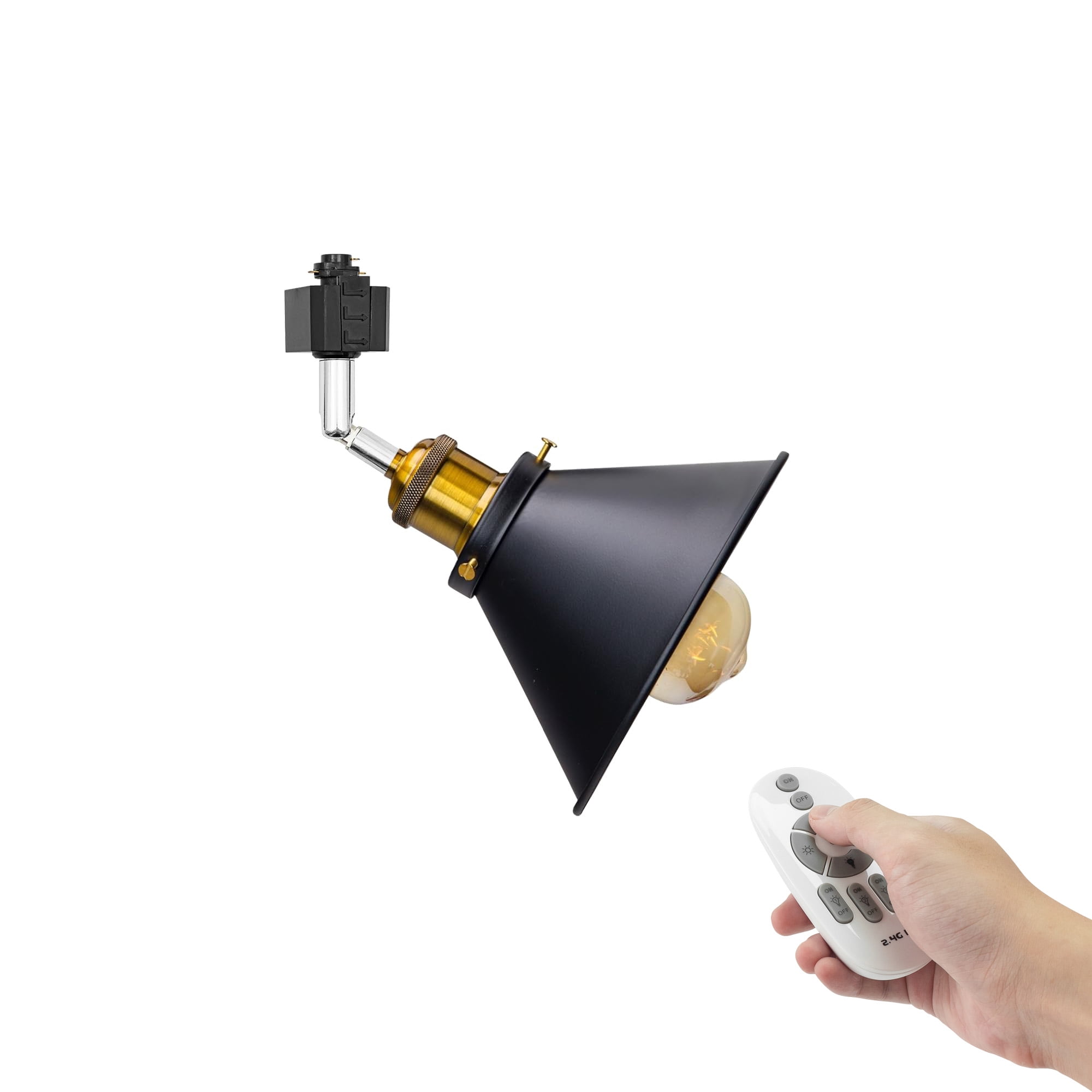 FSLiving Remote Control H-Type Tracking Light E26 Base Adjustable and ...