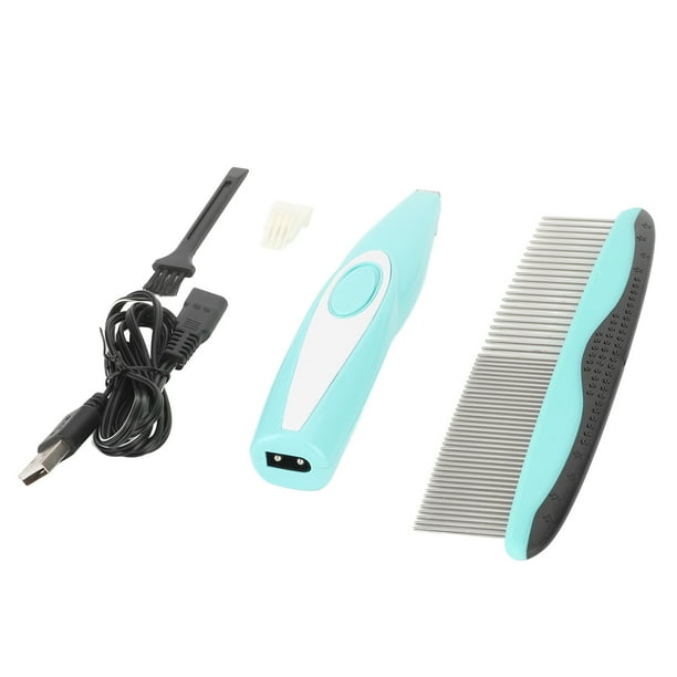 Electric Pet Trimmer Comb, Low Vibration Rechargeable Dog Clippers ...