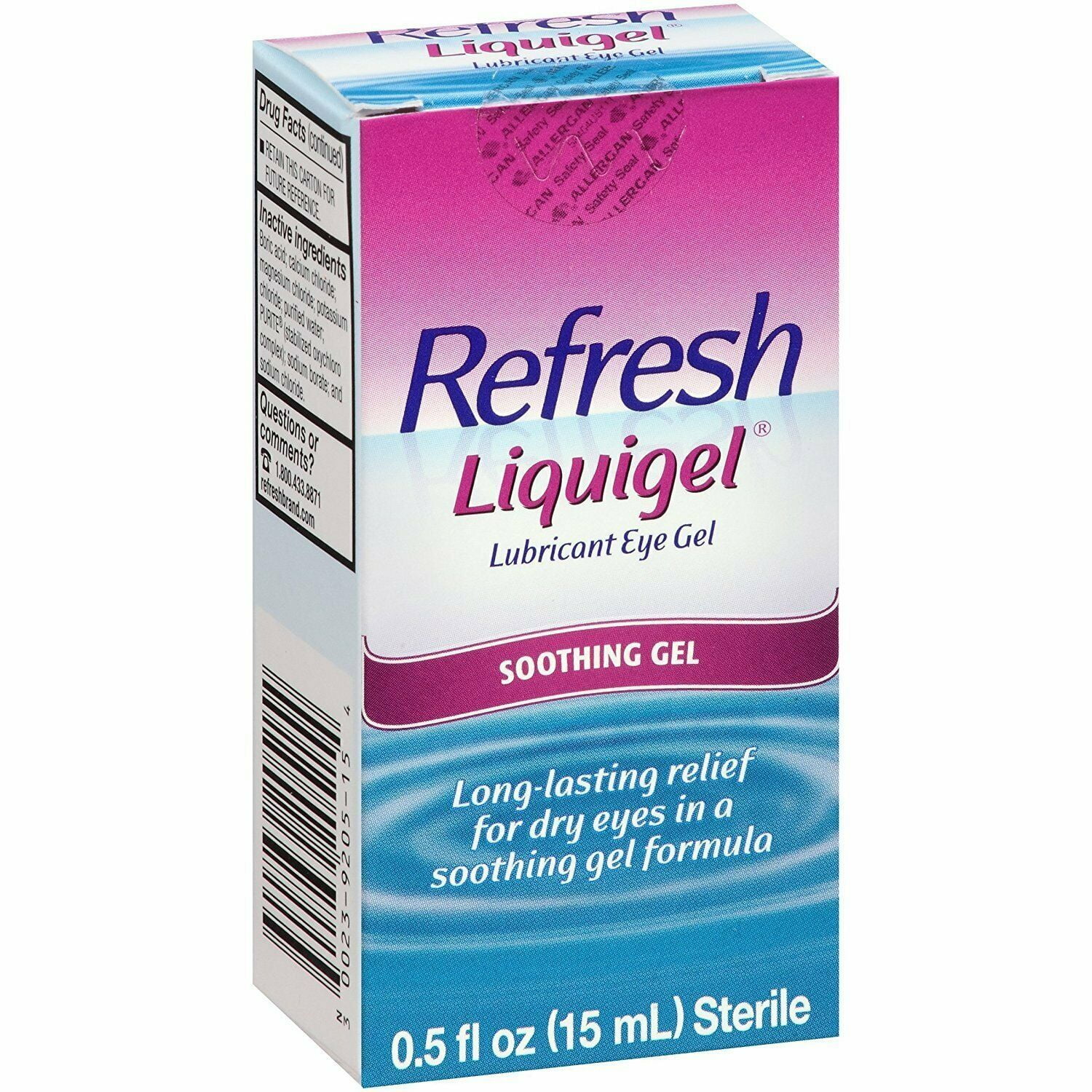 Refresh Liquigel Lubricant Eye Gel Preserved Tears, 0.5 oz, 4 Pack ...