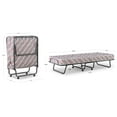 "Linon Torino Adult Single Rollaway Foldable Bed with 5"" Innerspring ...
