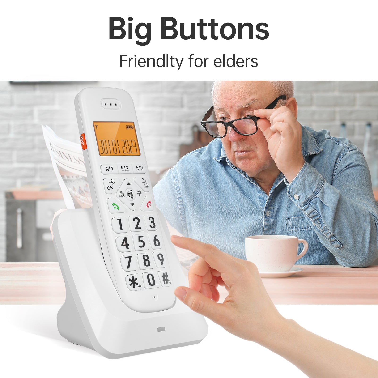 Click here for Bisofice Cordless Telephone lines Display Call Blo... prices