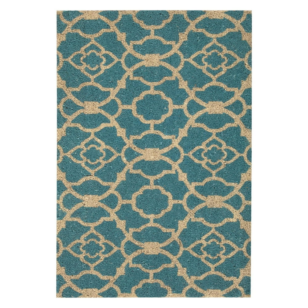 Waverly Greetings "Lovely Lattice" Teal Doormat - Walmart.com - Walmart.com
