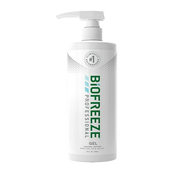 Biofreeze Muscle Reliever, 3.5% Strength Menthol Topical Pain Relief ...