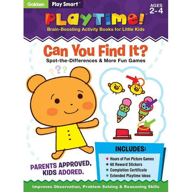 Play Smart: Play Smart Playtime: Can You Find It? Spot-The-Differences ...