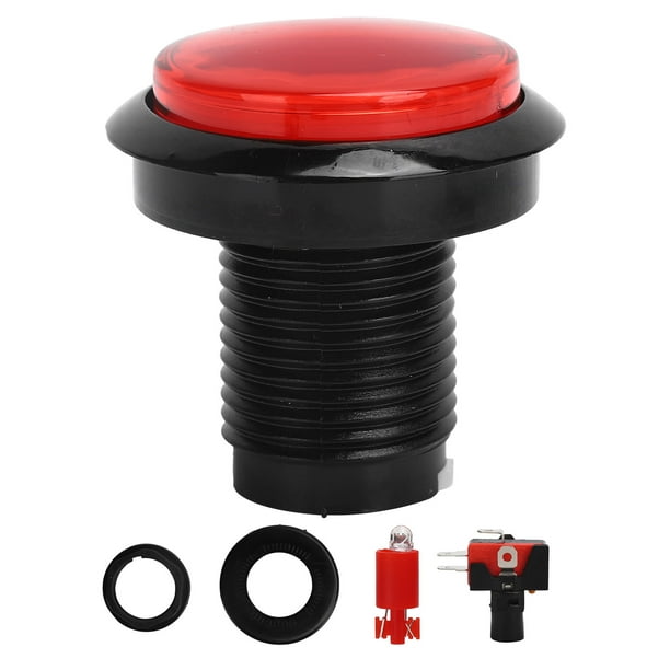 Washing Machine Button, ABS Push Button 45mm Durable LED Medium Round ...