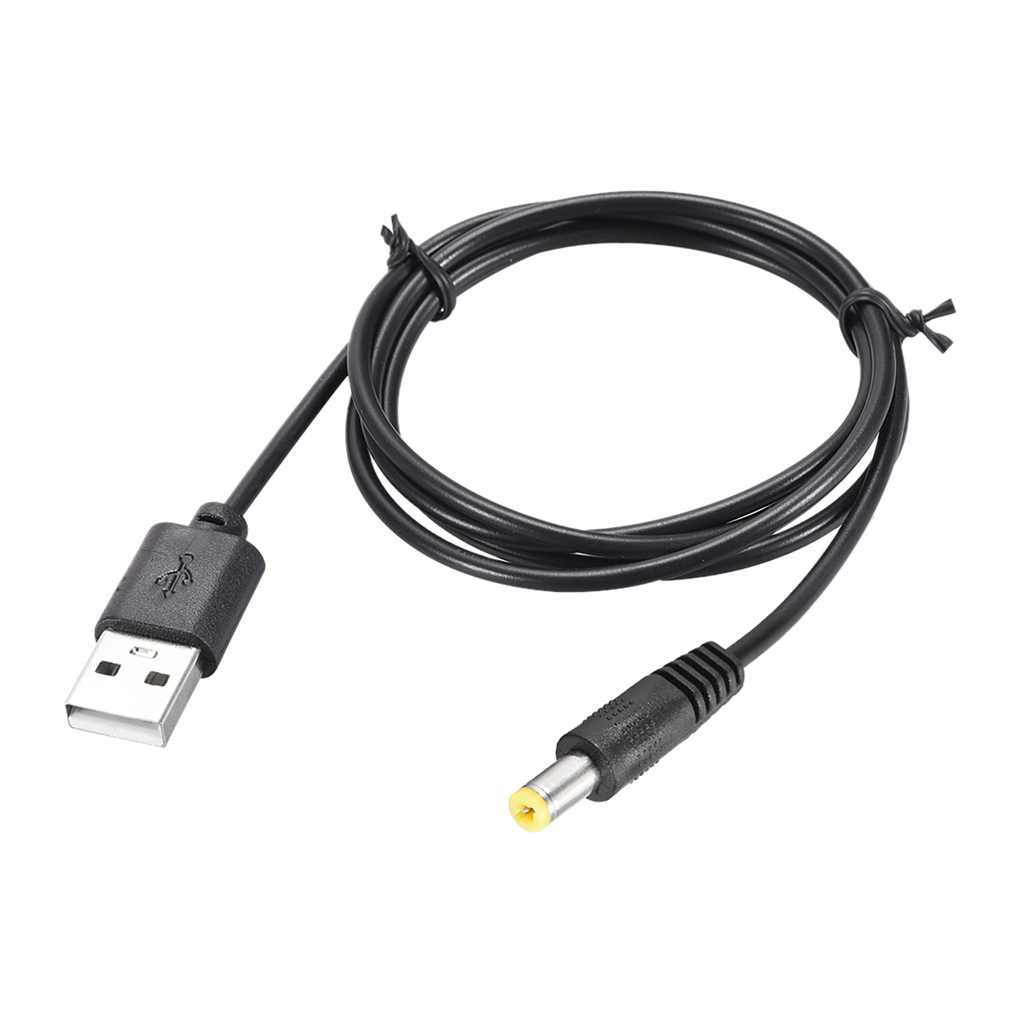 Uxcell 2pack 1M DC Male Power Supply,5.5x2.1mm Adapter to USB Plug Male ...