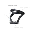 Adjustable Full Face Protective Shield - Transparent Safety Visor with ...