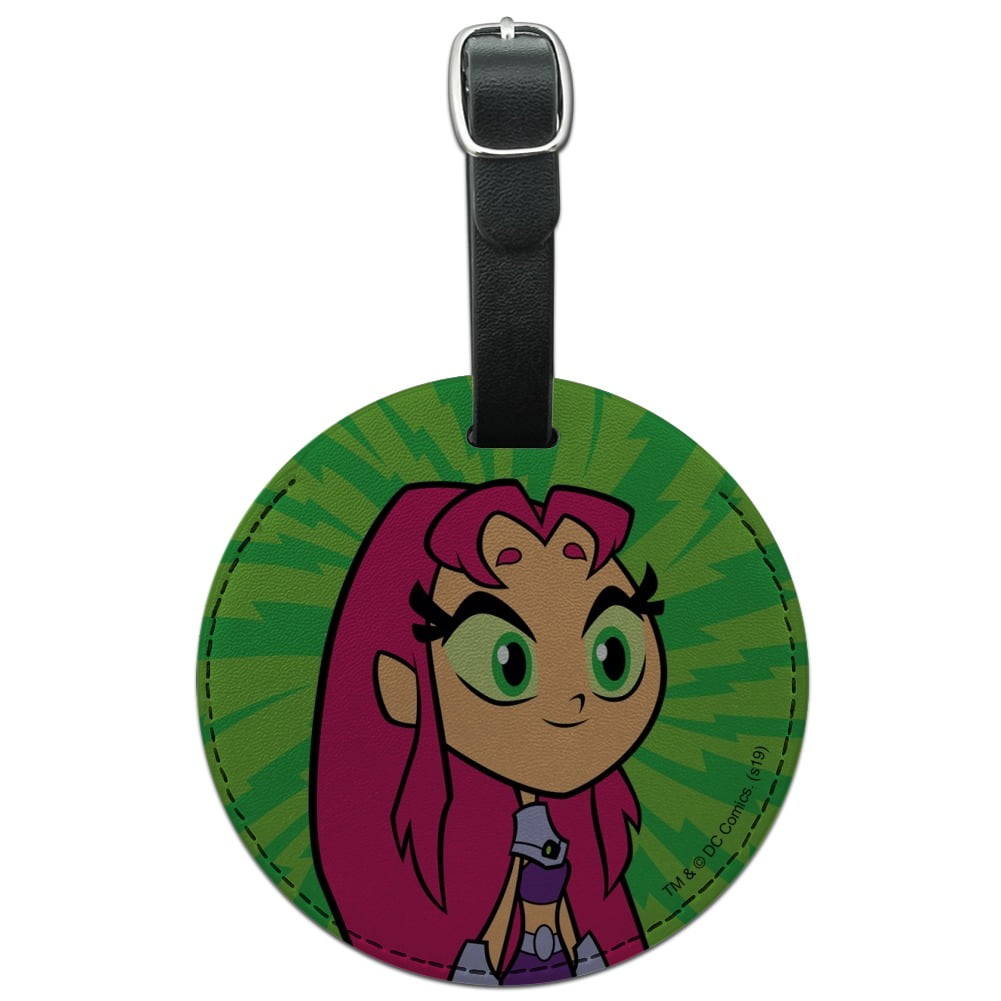 Teen Titans Go! Starfire Round Leather Luggage Card Suitcase Carry-On ...