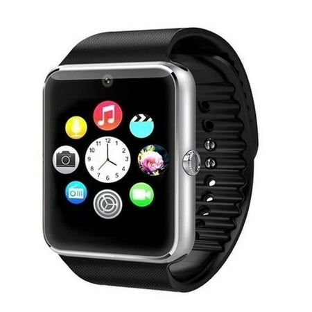 TFixol Premium Silver Bluetooth Smart Wrist Watch Phone mate for ...