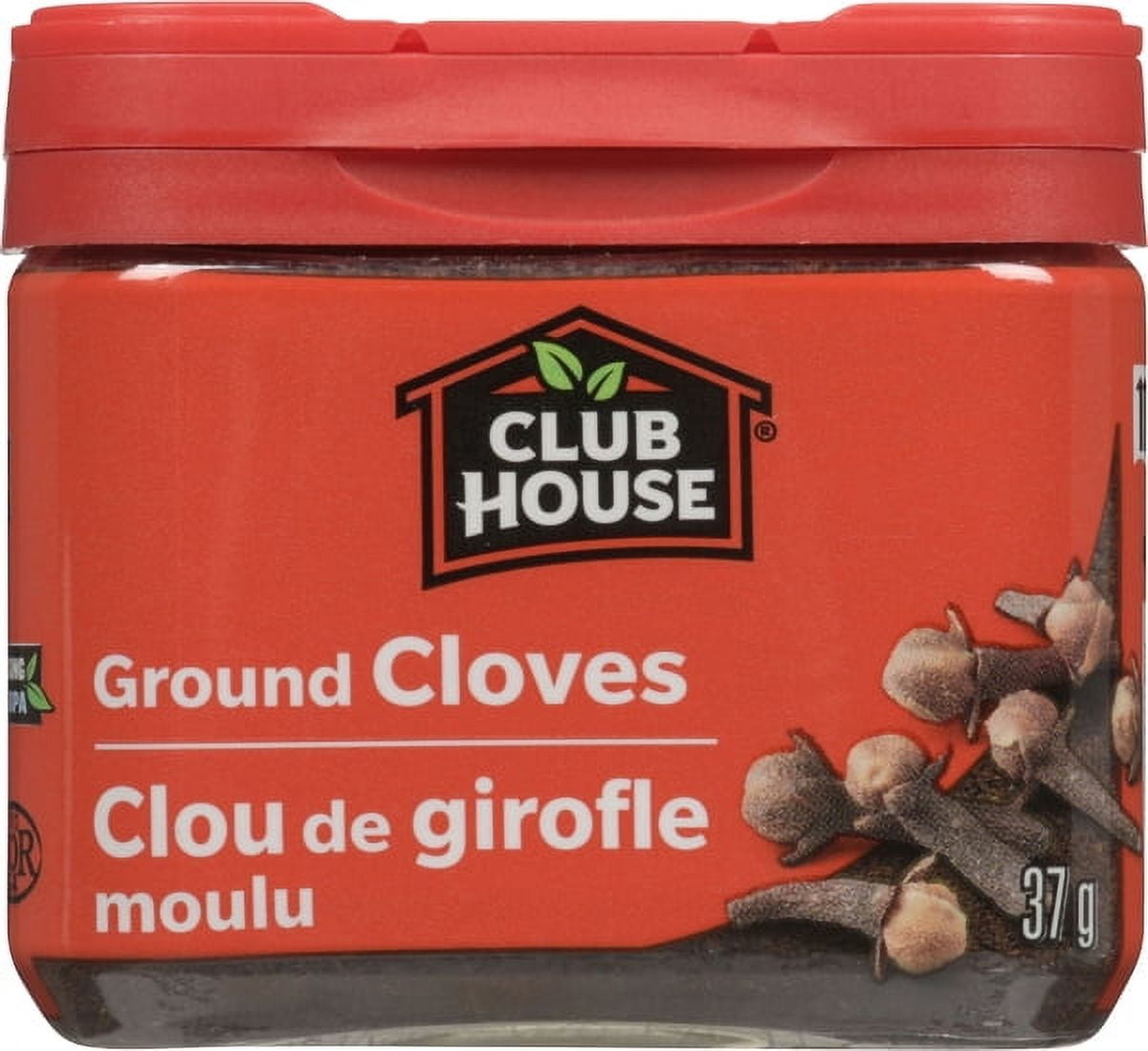 Club House, Quality Natural Herbs & Spices, Ground Cloves, Plastic Can ...