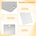 100 Pcs Metal Blanks, Stainless Steel Rectangle Tags, Engraving ...