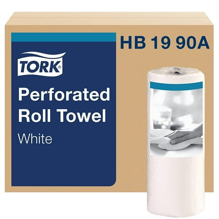 Tork HB1990A Perforated Paper Roll Towel, 2-Ply, 11" Width x 9" Length ...
