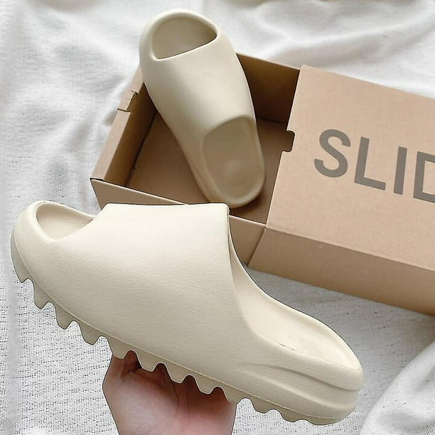 Summer Yzy Slides Breathable Cool Beach Sandals Flip Flops Fish Mouth ...