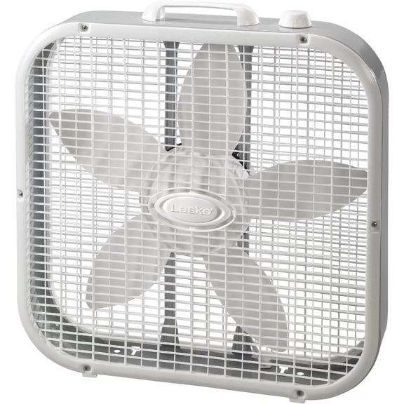 Lasko 3733 Box Fan, 3-Speed, 20-Inch, White - Walmart.com