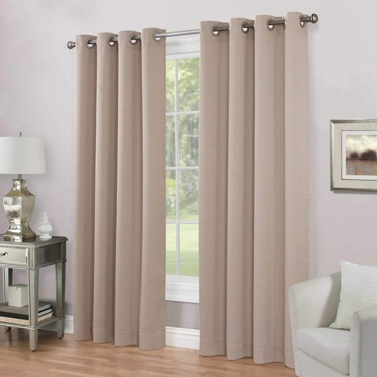 Imperial Room Darkening 108-Inch Grommet Top Window Curtain Panel in ...