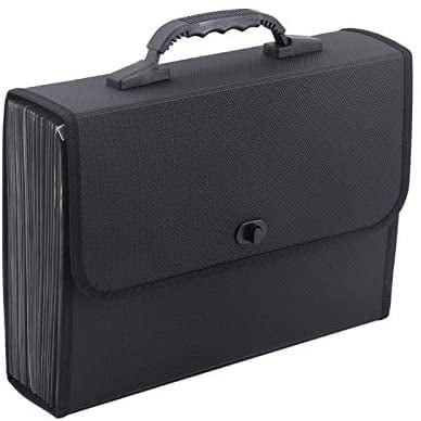 Black MSYMYrdion MSYMYle Folder Carrying Case, Portable Document Folder ...