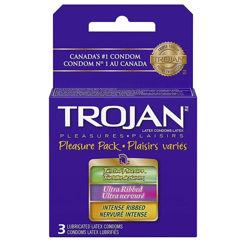 994119 Trojan Pleasure Pack 3'S Condoms | Walmart Canada