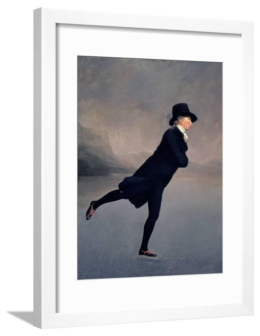 The Reverend Robert Walker Skating on Duddingston Loch, 1795 Framed ...