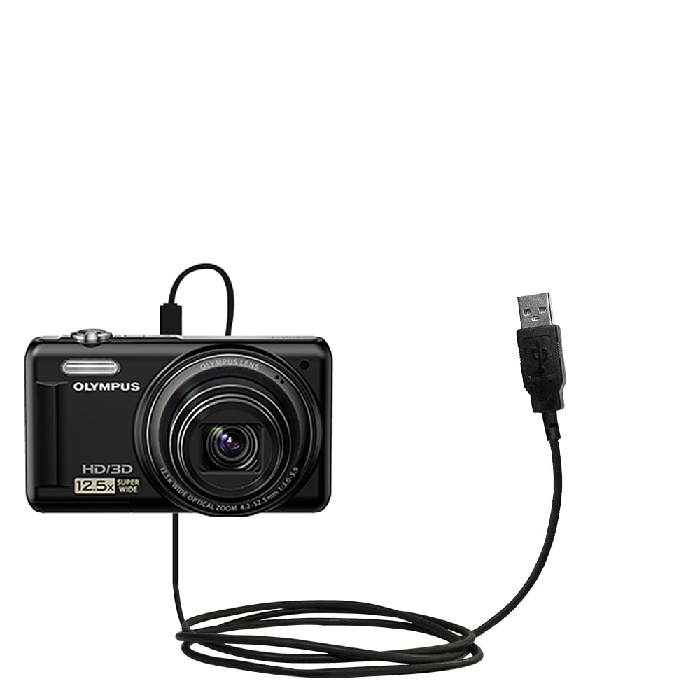 Classic Straight USB Cable suitable for the Olympus VR-330 with Power ...