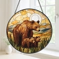 Bear Family Forest Stained Glass Suncatcher Window Art, Wildlife Nature ...