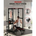 UPGO Power Cage,1200lbs Multi-Function Power Rack with Lat Pulldown and ...