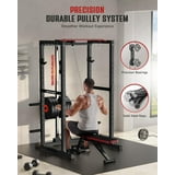 UPGO Power Cage,1200lbs Multi-Function Power Rack with Lat Pulldown and ...