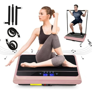 Lifepro Vibration Plate Exercise Machine with Resistance Bands, 120 ...