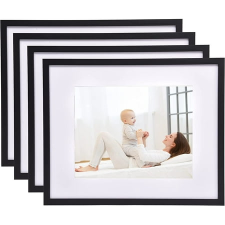 Hersh 24x36 Poster Photo Frame Set of 2 Picture Frame Wood Black Wall ...