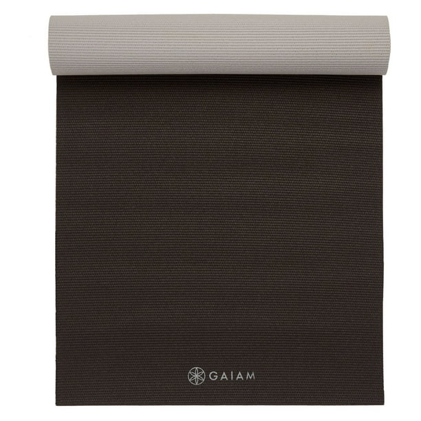 Gaiam Premium 2-Color Yoga Mat, Granite Storm, 5mm - Walmart.com