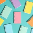 Walmart 12-Pack Spiral Notepad 3x5, 80 Sheets, College Ruled, 6 Pastel ...