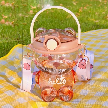 Water Cupwith StrawCute Water Cup 1000ML Kids Straw Cup Kids Water ...