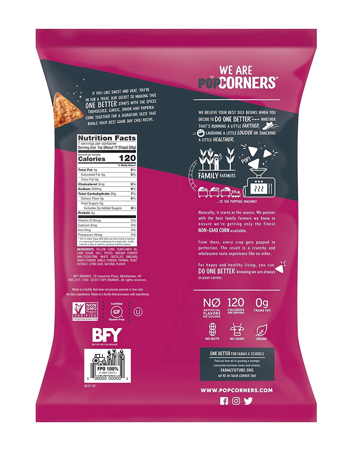 Popcorners Sweet Chili Nutrition Facts | Besto Blog