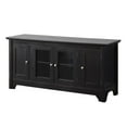 Walker Edison Black Wood TV Stand for TVs Up to 58" - Walmart.com