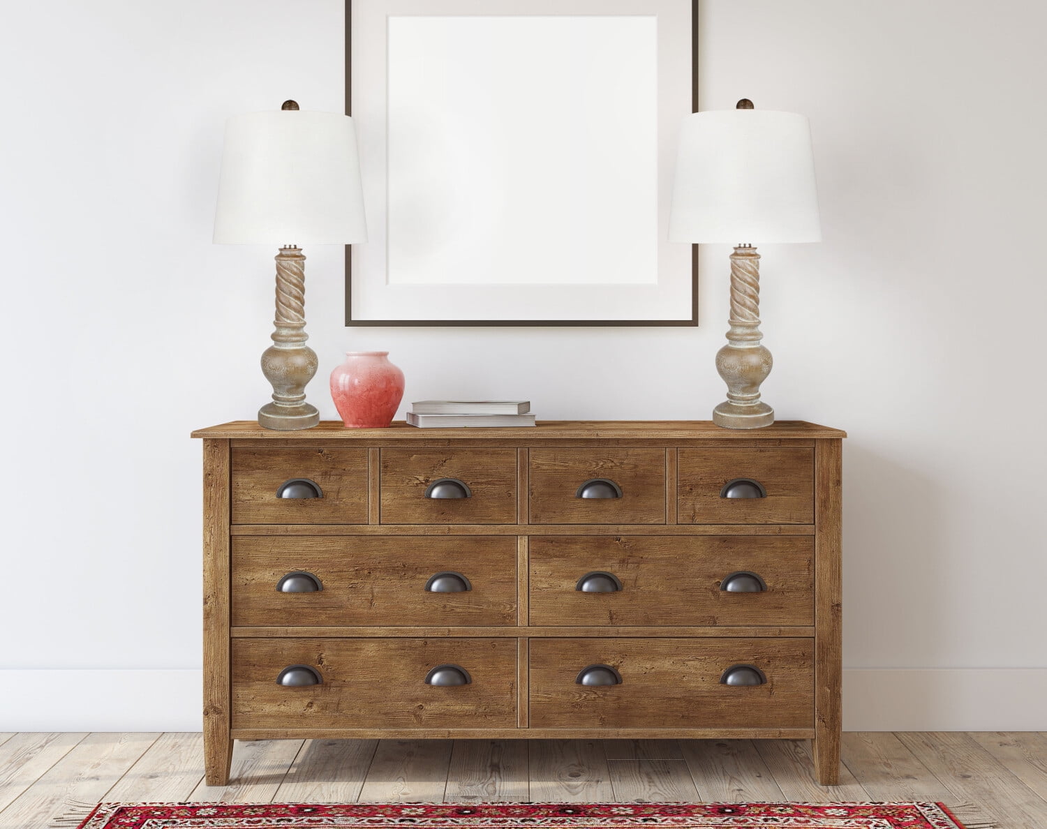 25.75" Acid Burro Poly Resin Table Lamp Set of 2 w/ Brushed Nickel ...