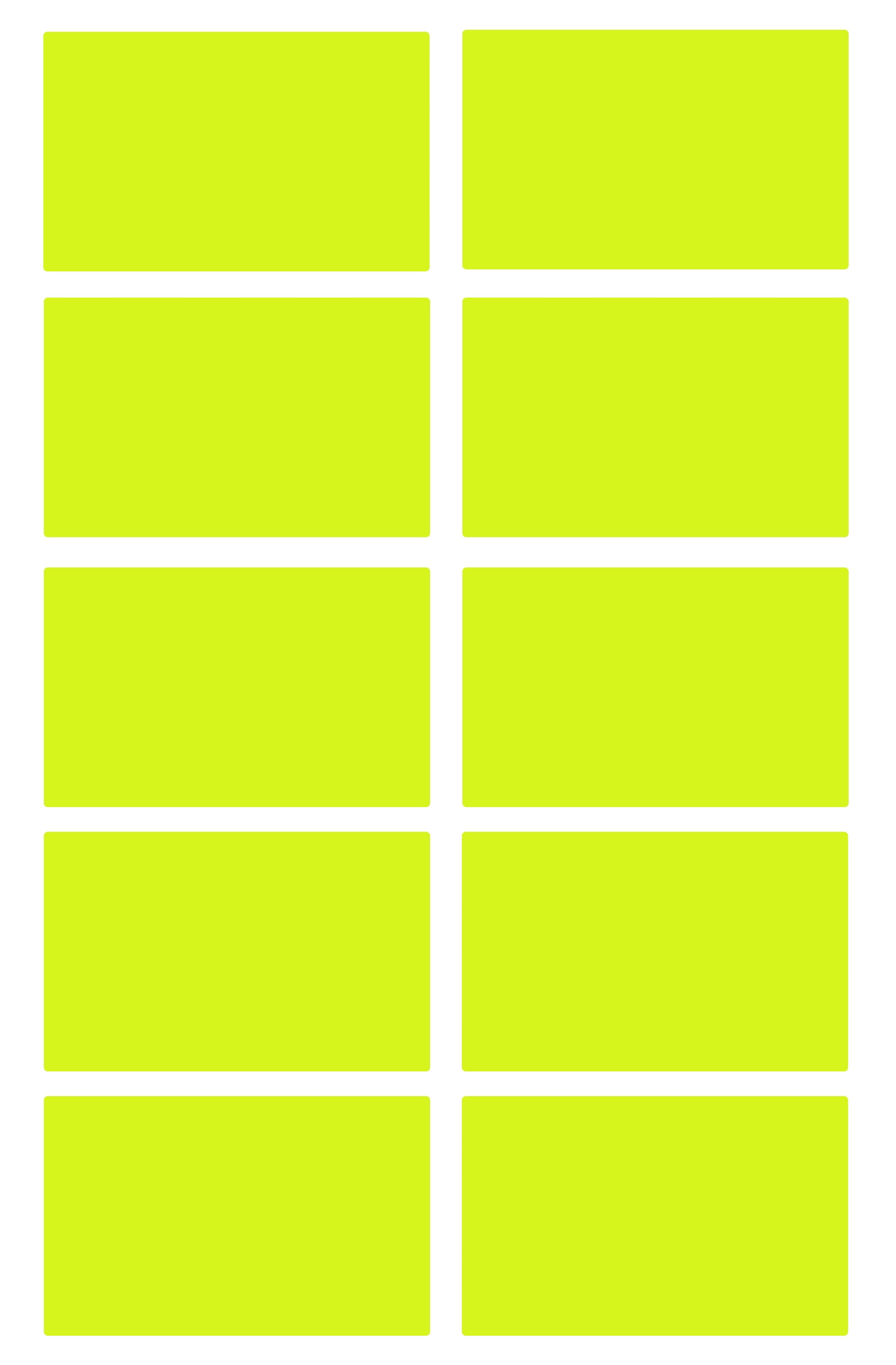 Royal Green Color Labels for Moving in Neon Yellow ( 50mm x 31mm) - 150 ...