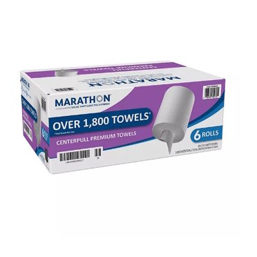 Marathon Soft and Absorbent CenterPull Hand Towels - 6 Rolls - Walmart.com