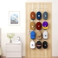 Over Door Hat Rack - 3 Packs Hat Organizer with 12 Hooks Design ...